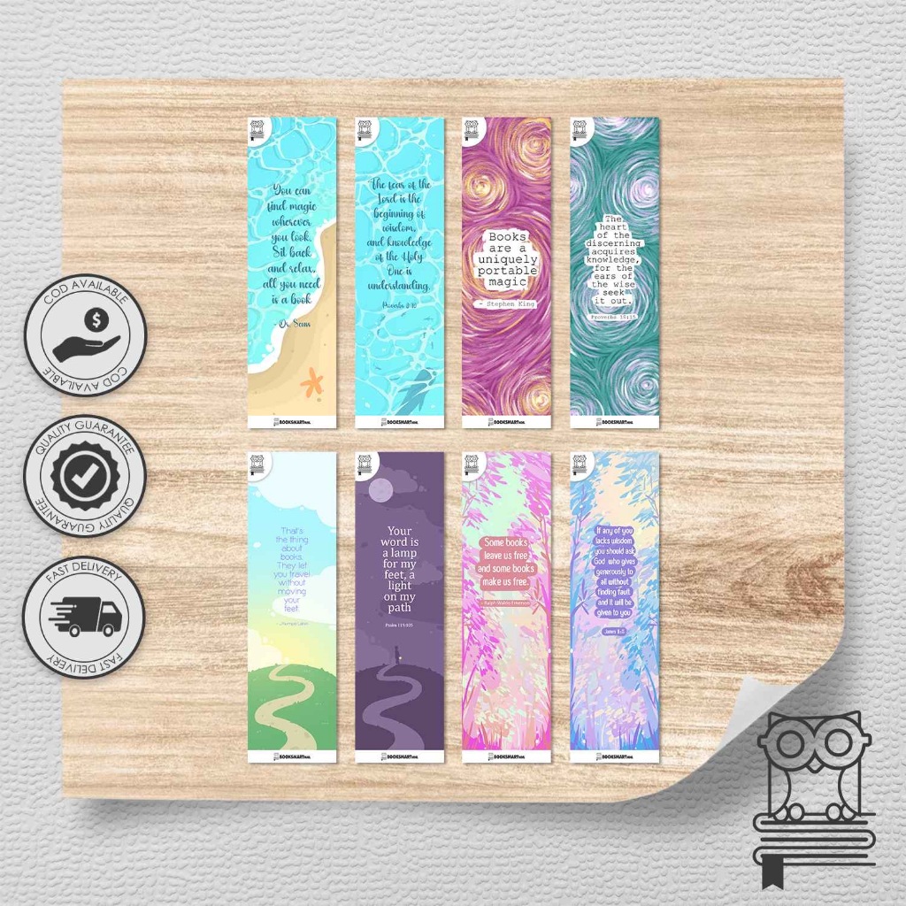 BooksmartMNL Wisdom Bookmarks Collection (8 Designs to Choose From ...