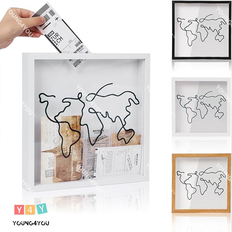 Travel Ticket Shadow Box Adventure Archive Box Travel Shadow Box with ...