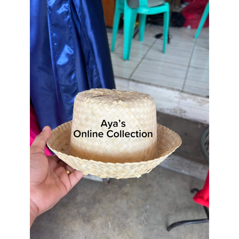 Buri Hat for magsasaka/ Katipunero native hat for kids | Shopee Philippines
