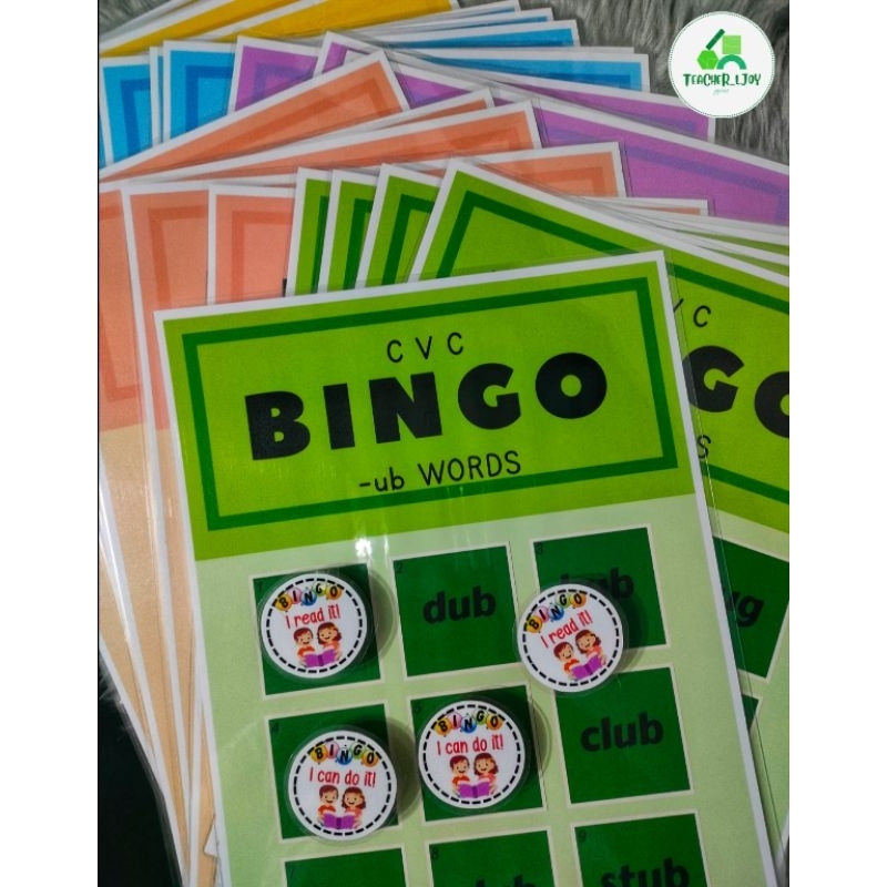 CVC/ Sight Words BINGO Game | Shopee Philippines