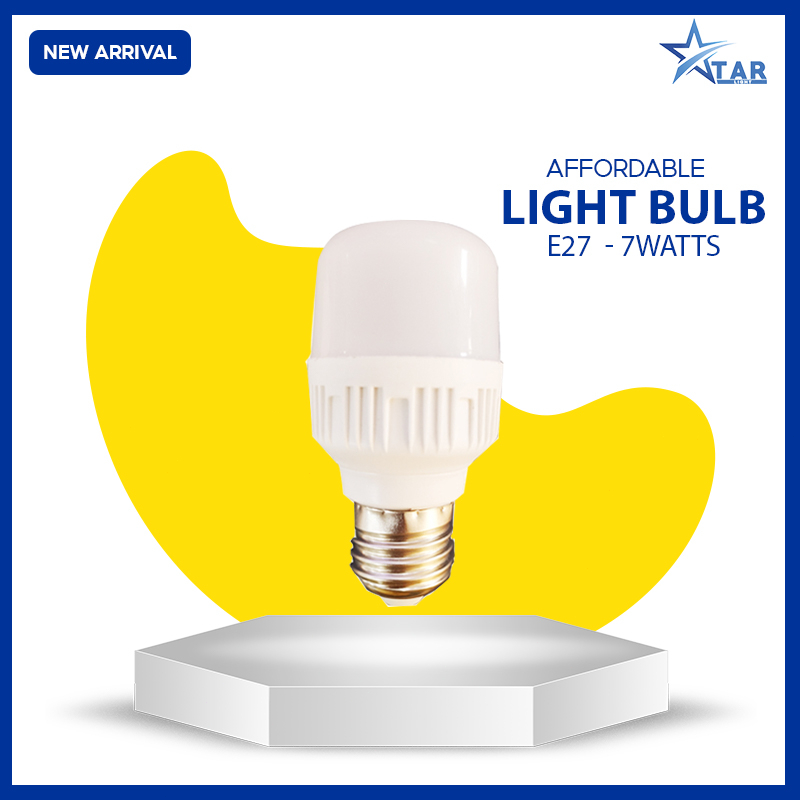 Starlight 7 Watts LED Light Bulb E27 Bulb Holder - Ilaw for Bedroom ...
