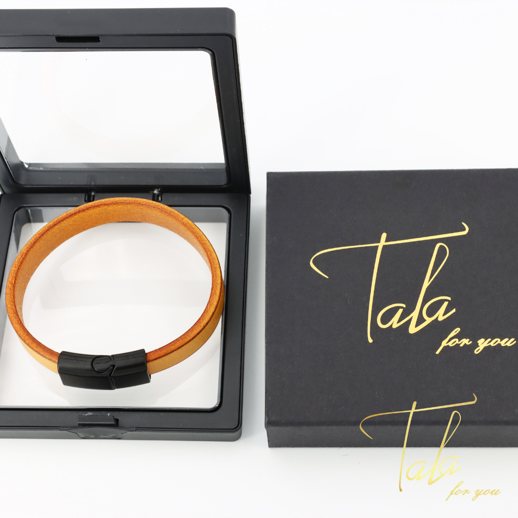 Tala for you Genuine Leather Bracelet for Men Vintage Series With ...