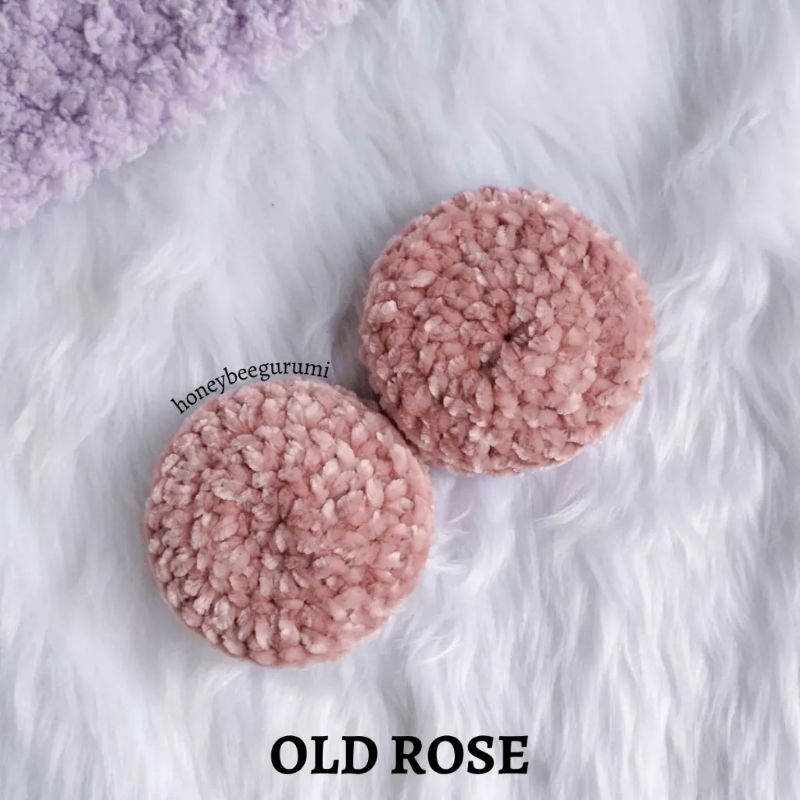 SOFT VELVET CROCHET HEADSET COVER 6 cm 2.5 inches Mic Cover Foamies ...