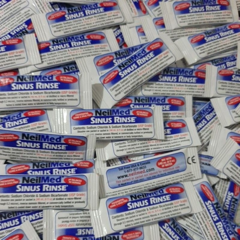 Neilmed Sinus Rinse Saline 20 Premixed Packets EXPIRY: 2026 March ...