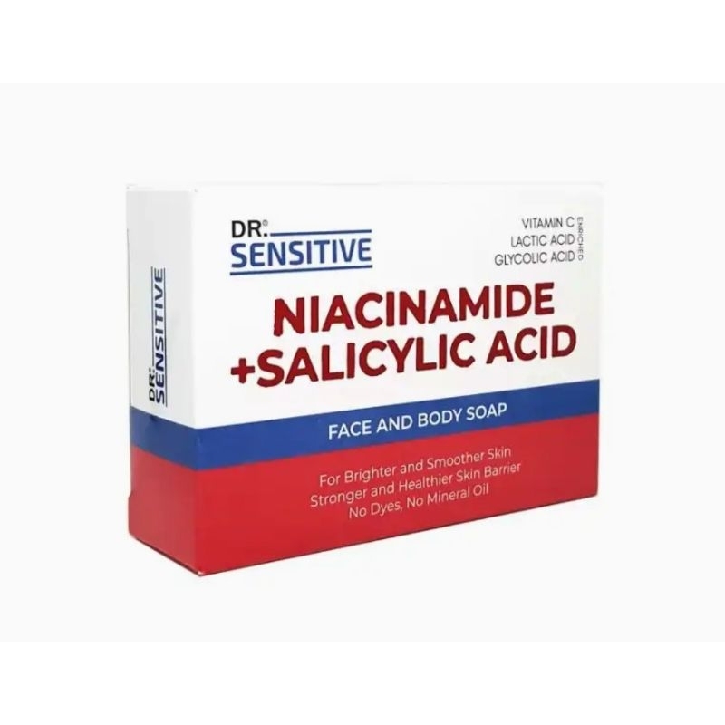Dr. sensitive niacinamide + salicylic acid face and body soap 120g ...