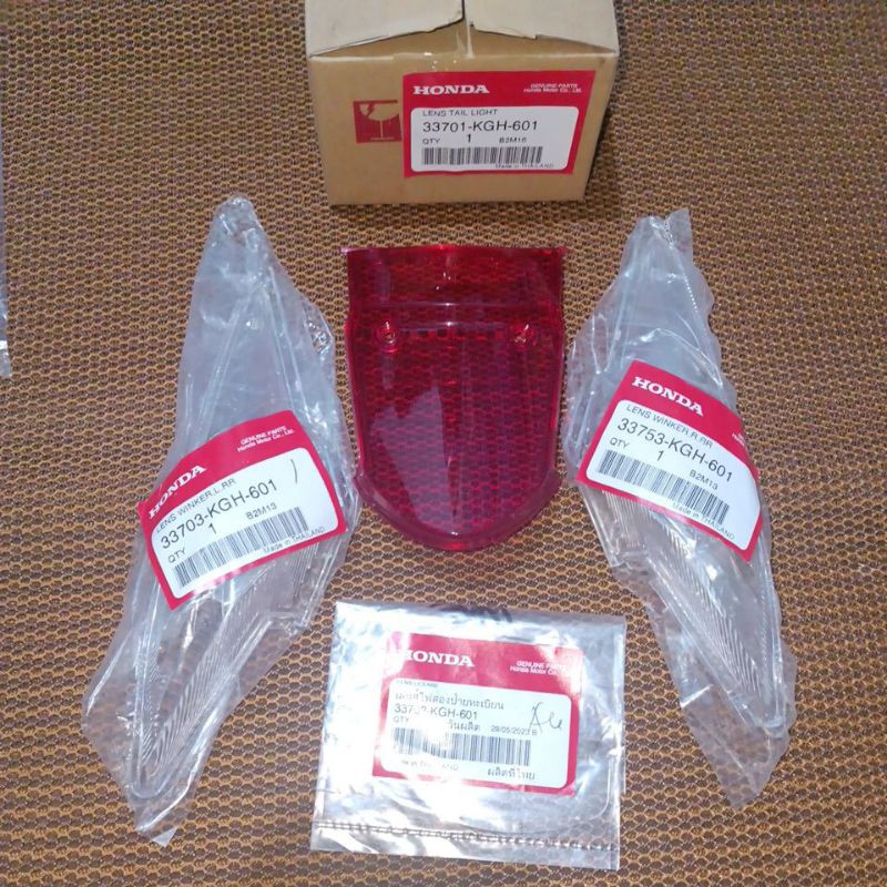 Honda Genuine Tail light lens,lens license,Winker lens left & right for ...