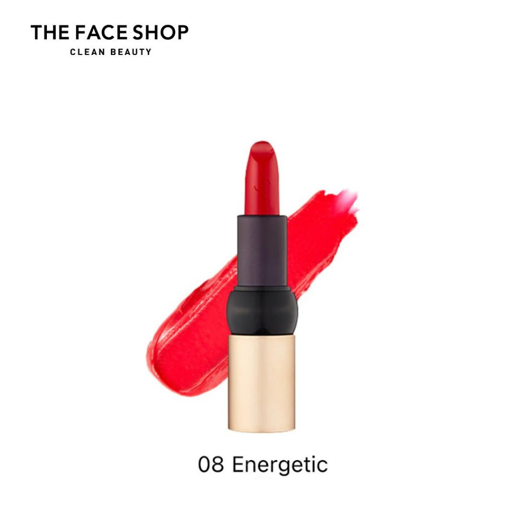 The Face Shop Bold Sheer Glow Lipstick 08 Energetic | Shopee Philippines