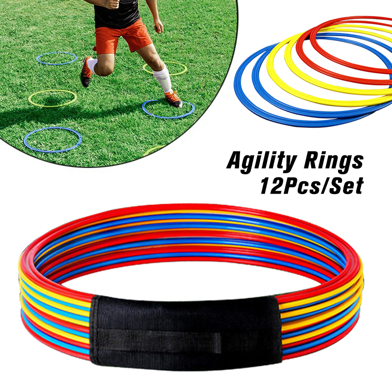12pcs Agility Rings 40cm Speed Agility Training Rings for Trainers ...