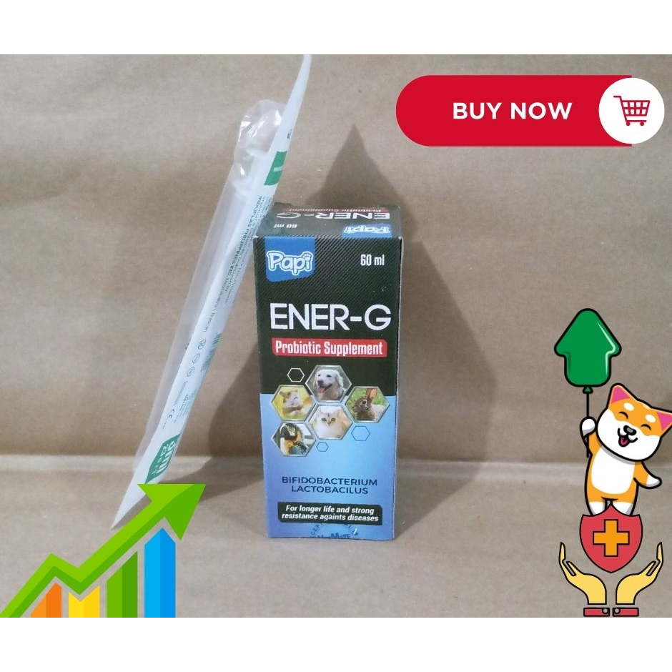 Ener G Probiotic Food Supplement 60ml with 1 FREE SYRINGE | Shopee ...