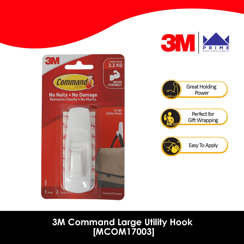 3M- Command Large Utility Hook | Shopee Philippines