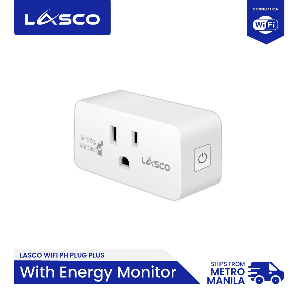 LASCO WIFI Smart PH Plug or PH Plug Plus w/ Energy Monitor Socket ...