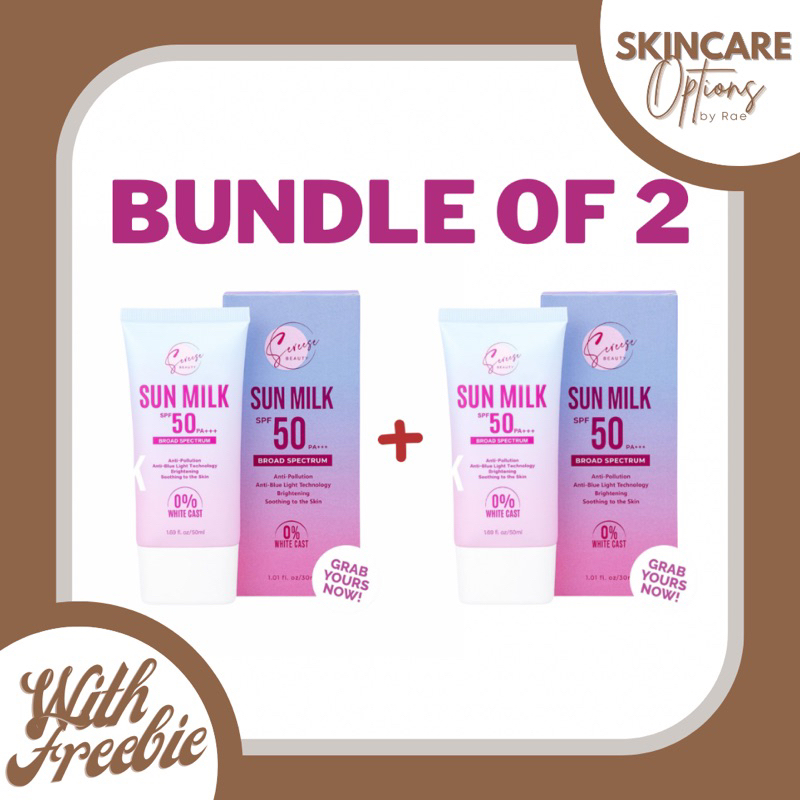 B1T1 Sereese Beauty Sun Milk spf 50 pa+++ Broad Spectrum Sunscreen Lightweight and Non-greasy ...