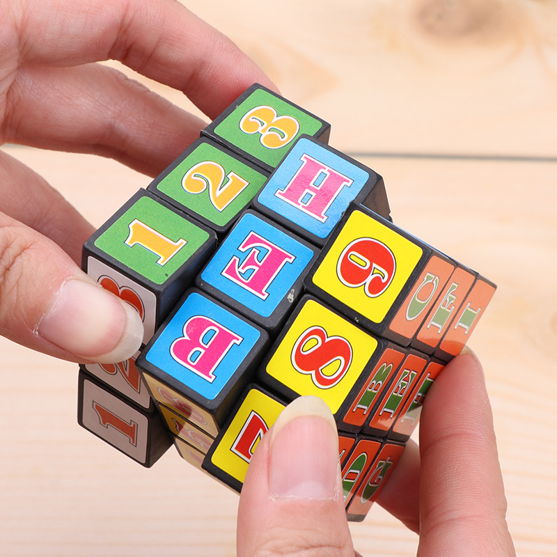 MIni Rubiks Cube Toys 3*3 Rubiks Cube with Number Rubics Cube Toys for ...