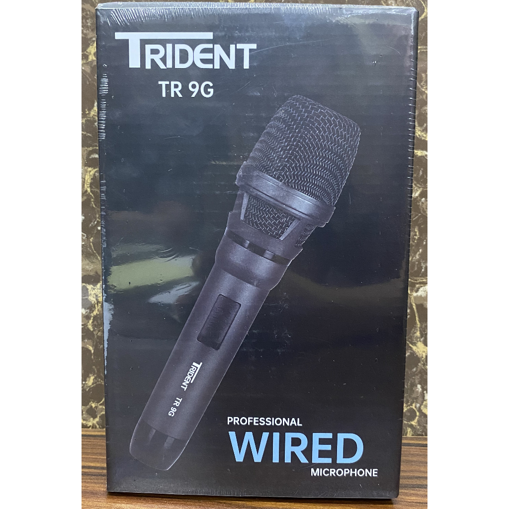 TRIDENT TR-9G HEAVY DUTY METAL MIC WITH ROTARY SWITCH AND 6M CABLES ...