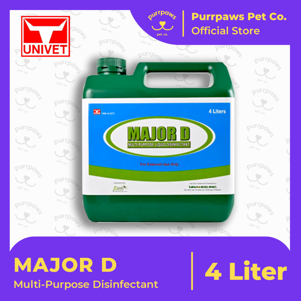 MAJOR D Multi-Purpose Liquid Disinfectant (1Gallon/4 Liters) | Shopee ...