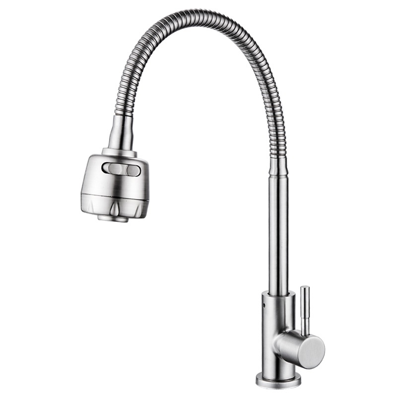 SUS304 Kitchen Faucet Pull Out with Sprayer Sink Rotating 360 Degrees ...