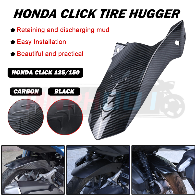 Motorcycle Rear Fender Rear Tire Hugger Mud Guard For HONDA CLICK 125/ ...
