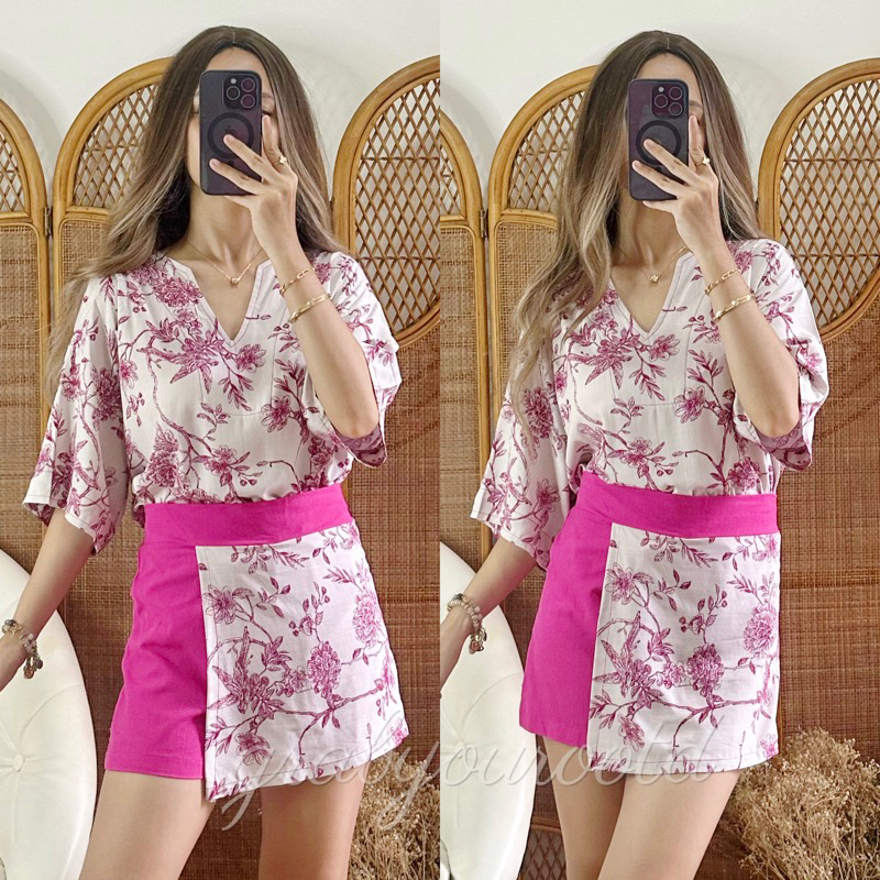 Kendra Top and Skort Set - grabyourootd | Shopee Philippines
