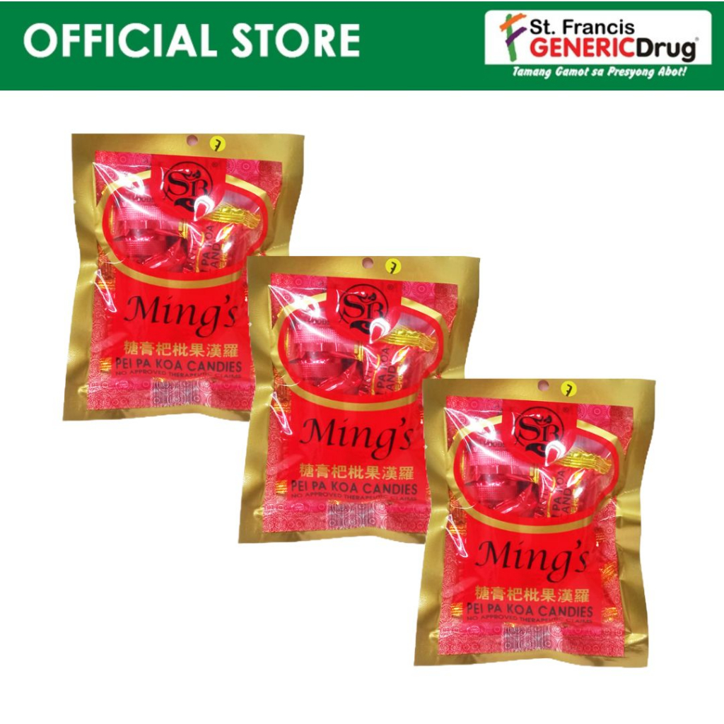 Ming's Pei Pa Koa Candies (60g / 120g) | Shopee Philippines