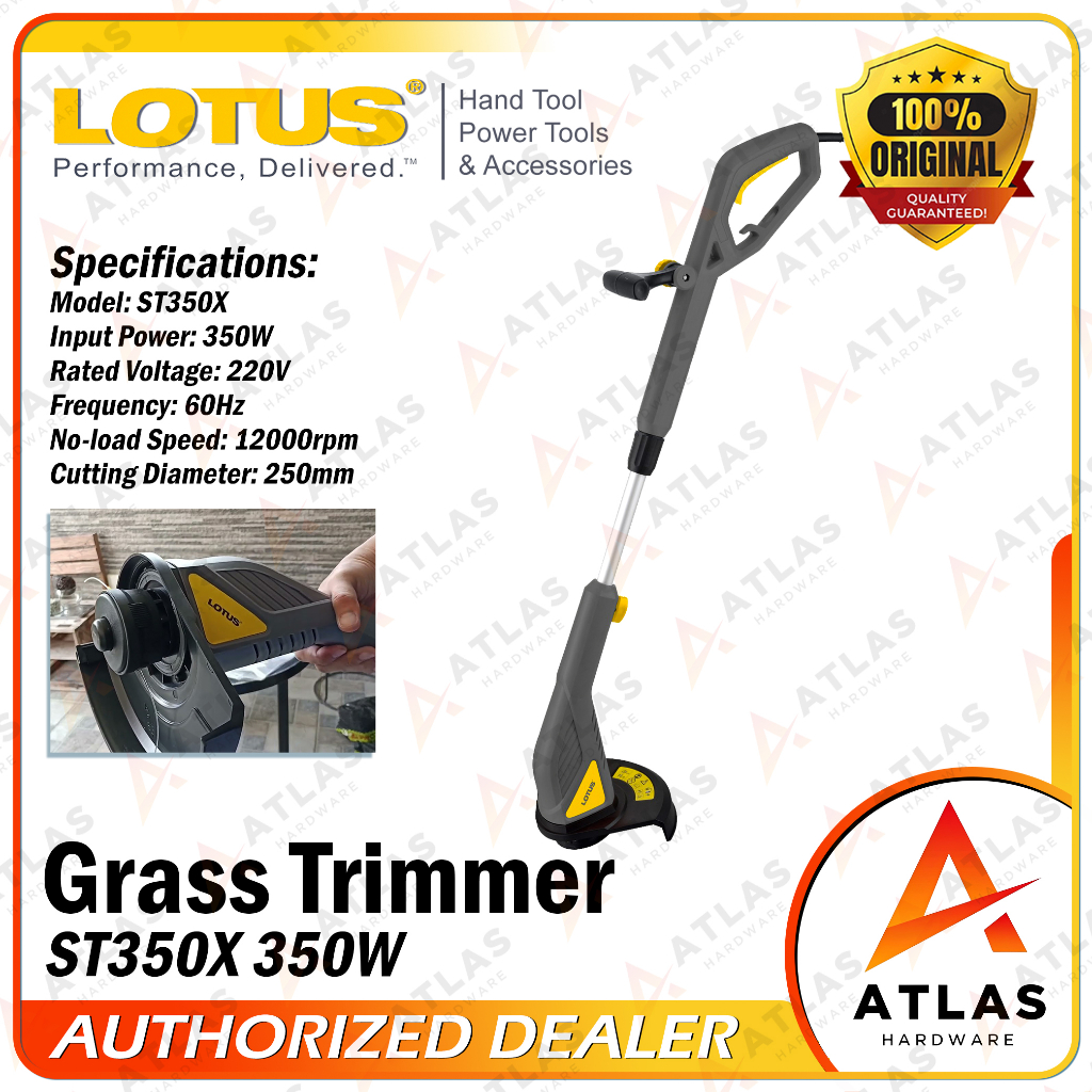 LOTUS Grass Trimmer 350W Electric Grass Cutter | Shopee Philippines
