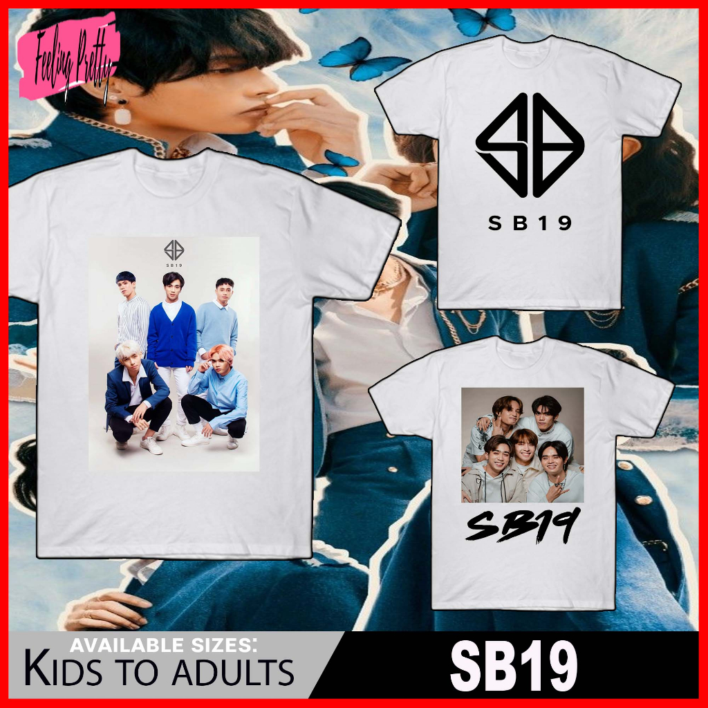 SB19 Shirt Mapa Shirt P.Pop Idol Kids to Adults Unisex | Shopee Philippines