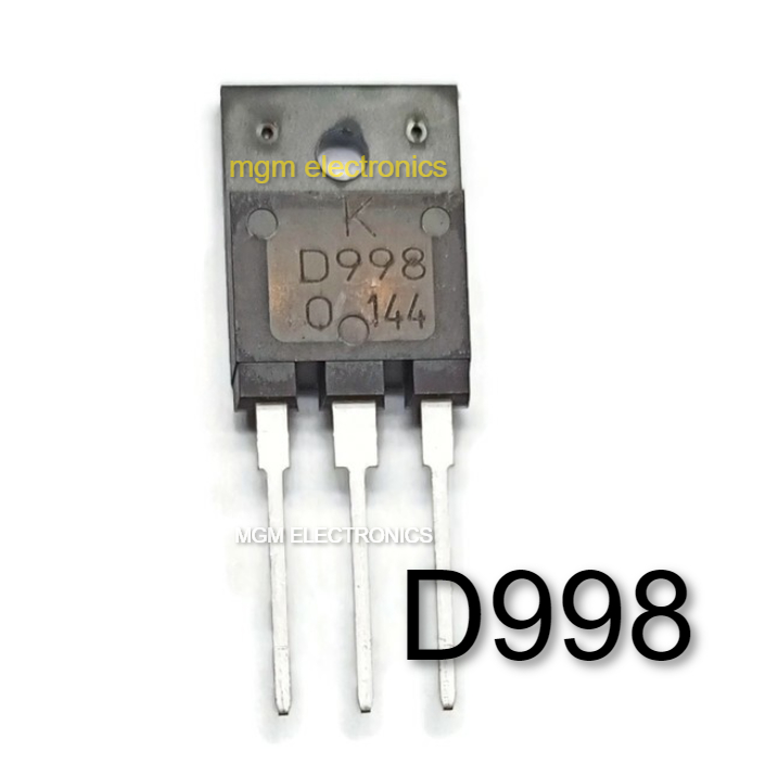 1pc. B778 / D998 POWER TRANSISTOR, 120V, 10A - KEC (ORIGINAL) | Shopee ...