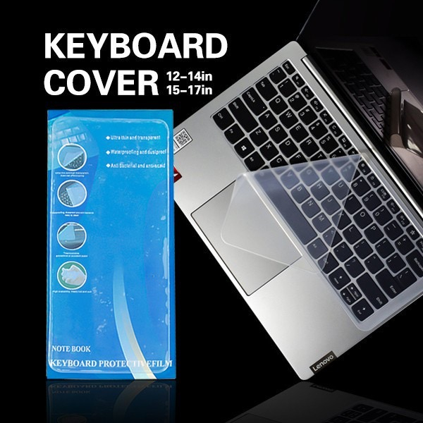 Universal Silicone Keyboard Skin Protector Cover for Laptop 14'' to 15 ...