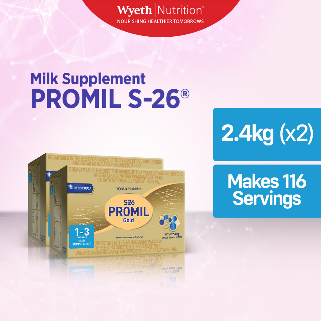 S-26 PROMIL GOLD THREE Milk Supplement for 1 to 3 Years Old 4.8kg (2 ...