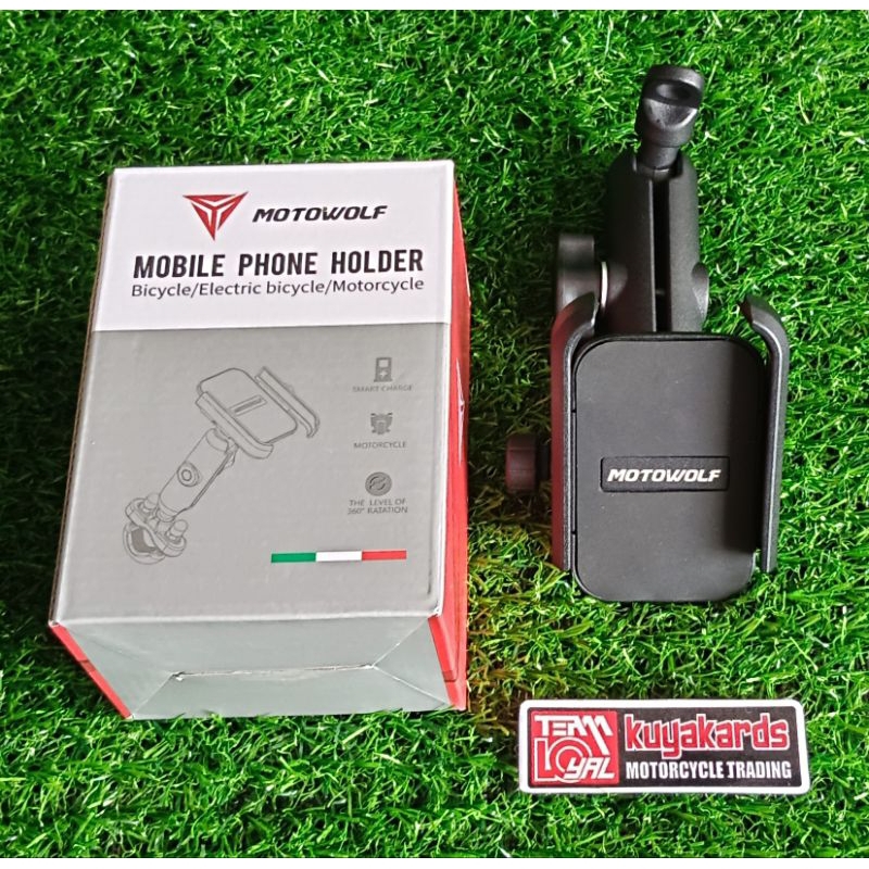 MOTOWOLF V3 CELLPHONE HOLDER WITHOUT CHARGER | Shopee Philippines