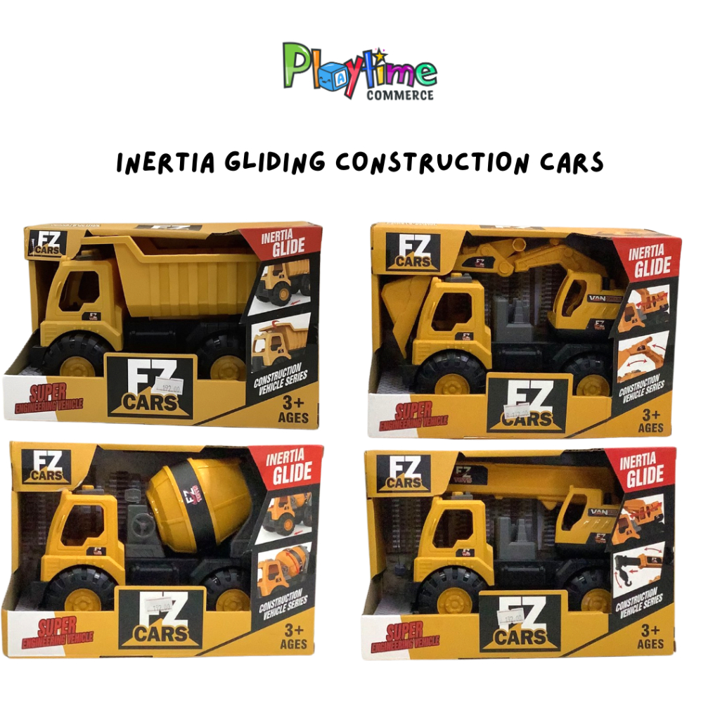 Inertia Gliding Construction Cars FZ Supermotor Car Dump Truck Cement ...