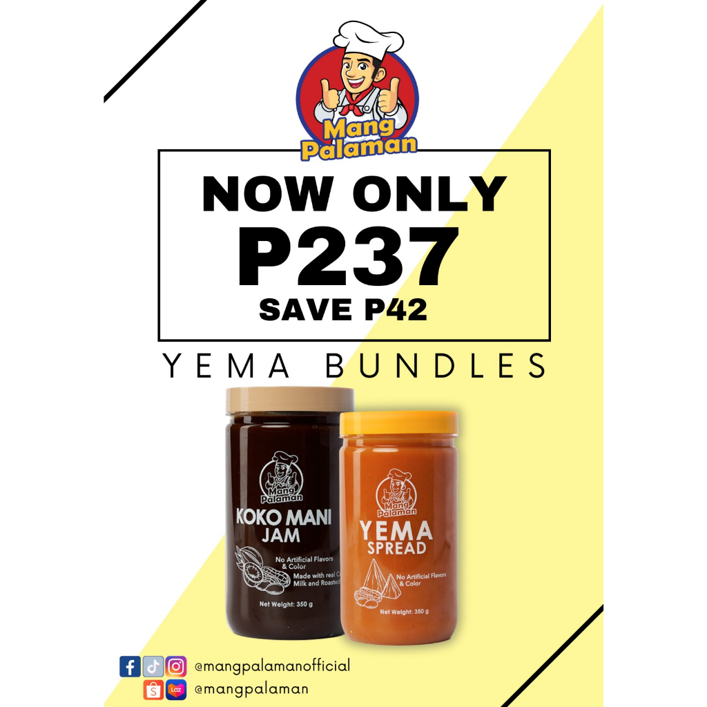 MANG PALAMAN YEMA BUNDLE 2 (Yema + Koko Mani) | Shopee Philippines