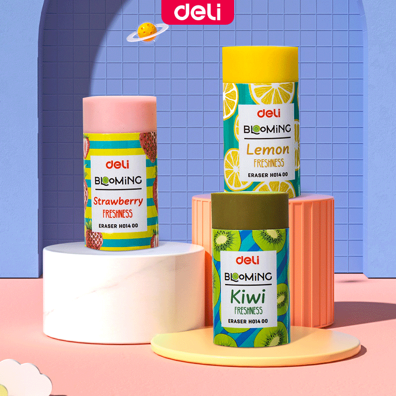 Deli EH01400 Mini Cute Eraser With Eco-PVC Material School Supplies ...