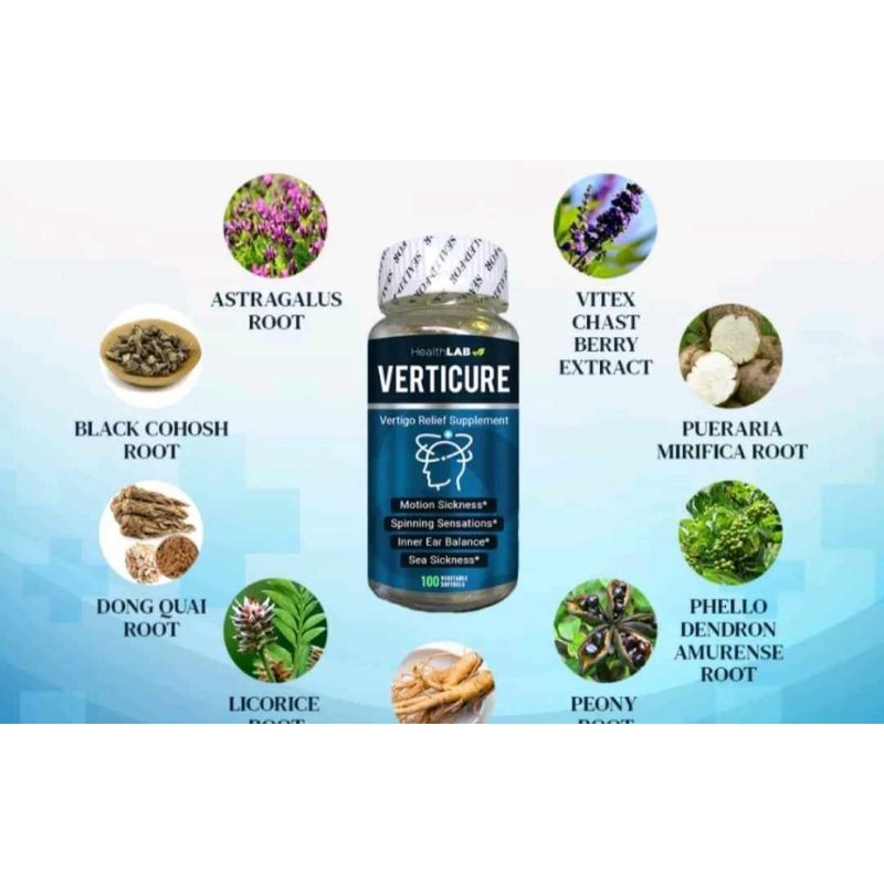 VERTICURE,MOTION SICKNESS,DIZZINESS,TINNITUS,MIGRAINE,INNER BALANCE ...