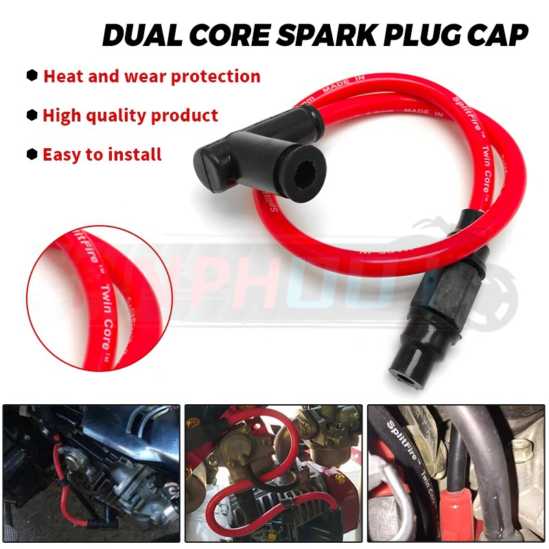 Motorcycle Split Fire Twin Core Universal | Shopee Philippines
