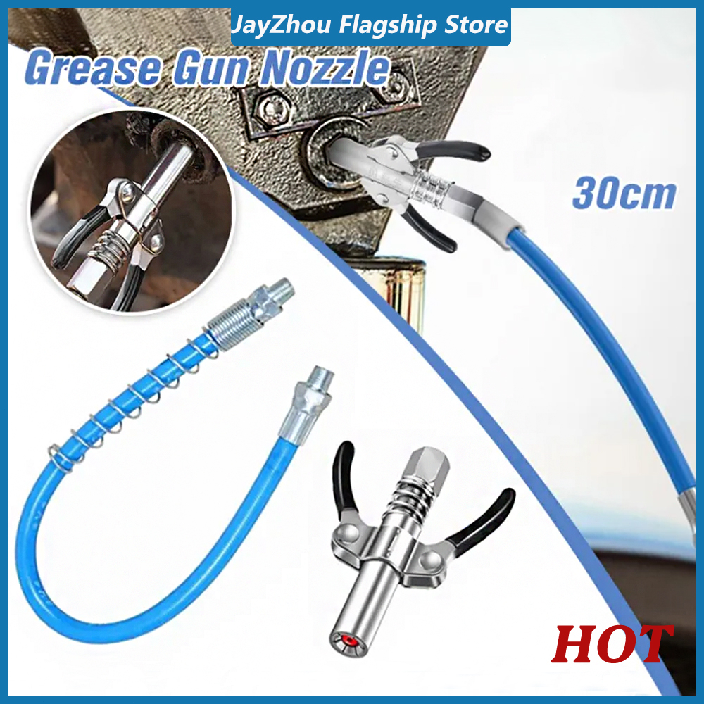 Heavy-Duty Quick Release Grease Gun Coupler Two Press Easy to Push ...