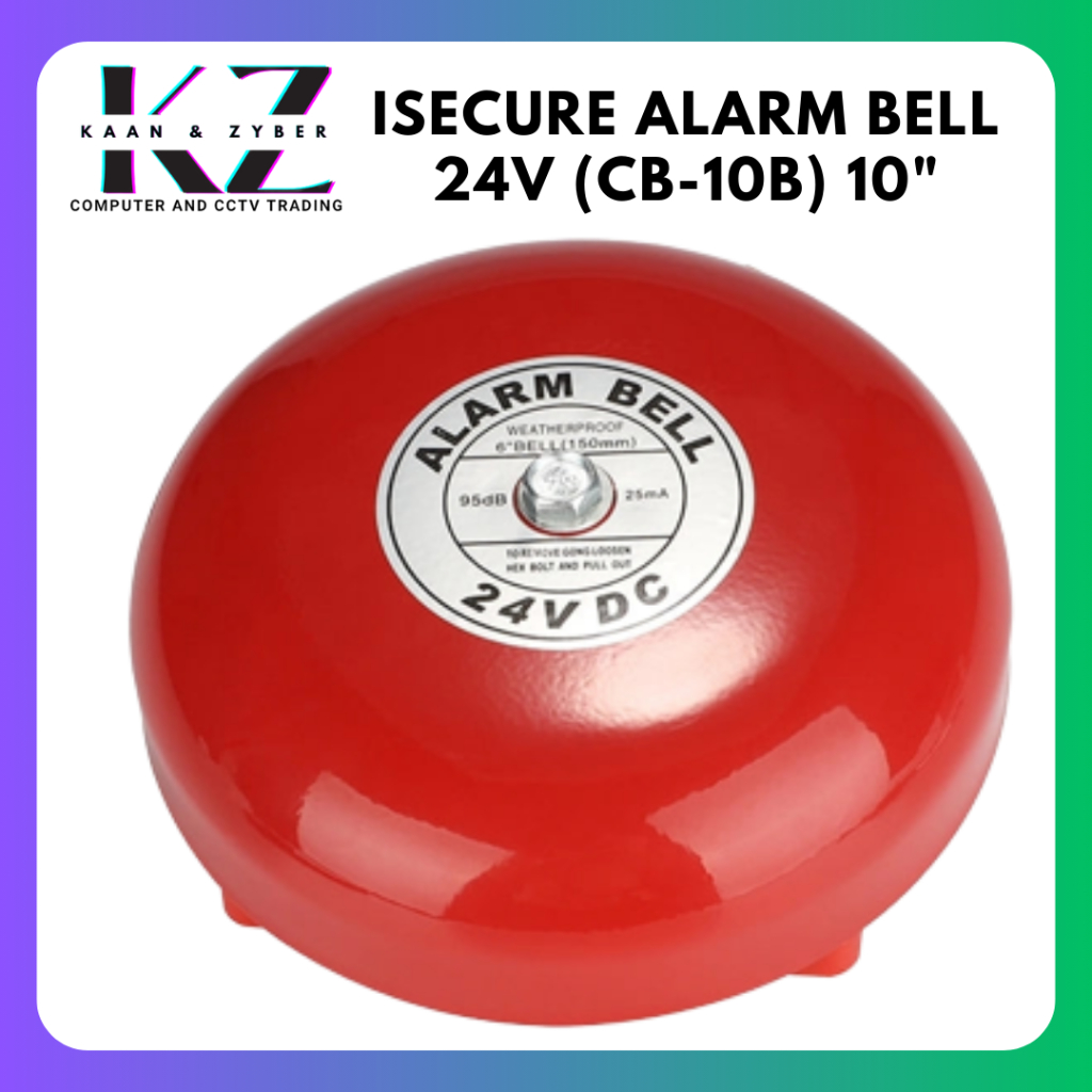 ISECURE ALARM BELL 24V (CB-10B) 10" (250MM) | Shopee Philippines