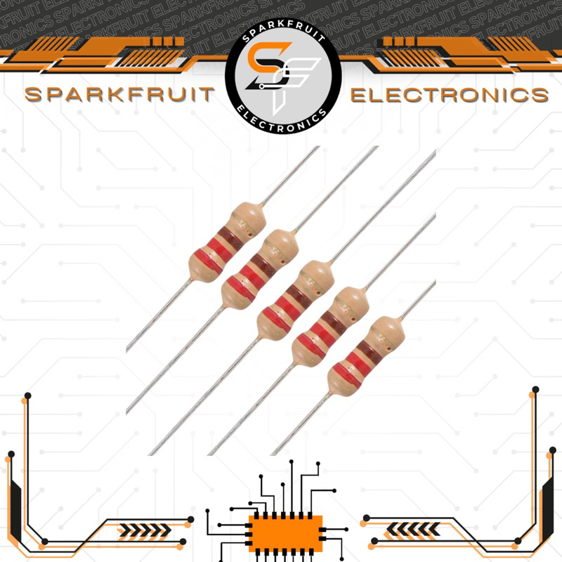 220 Ohms Resistor 1/4Watts (sold per 10pcs) | Shopee Philippines