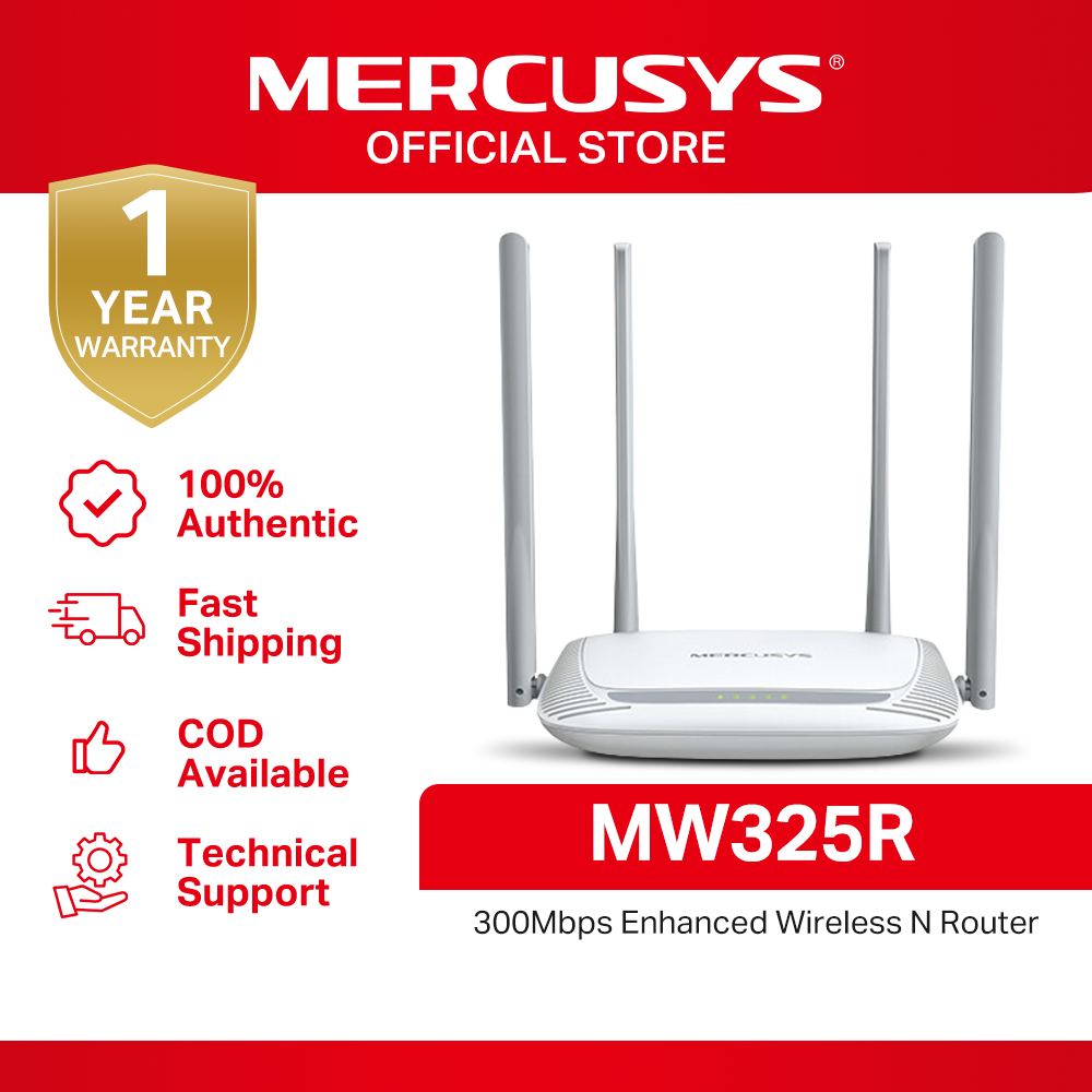 Mercusys MW325R 300Mbps Enhanced Wireless N Router Wi-Fi Router for ...