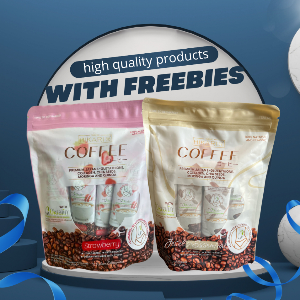 Hikari Coffee Mocha & Coffee Strawberry Hikari Glutathione and Collagen ...