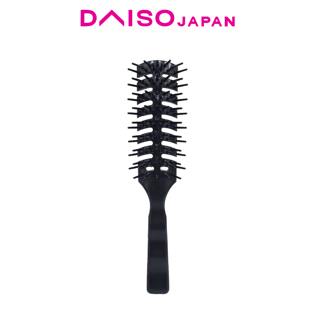 Daiso Eco-friendly Hair Black Skeleton Brush | Shopee Philippines