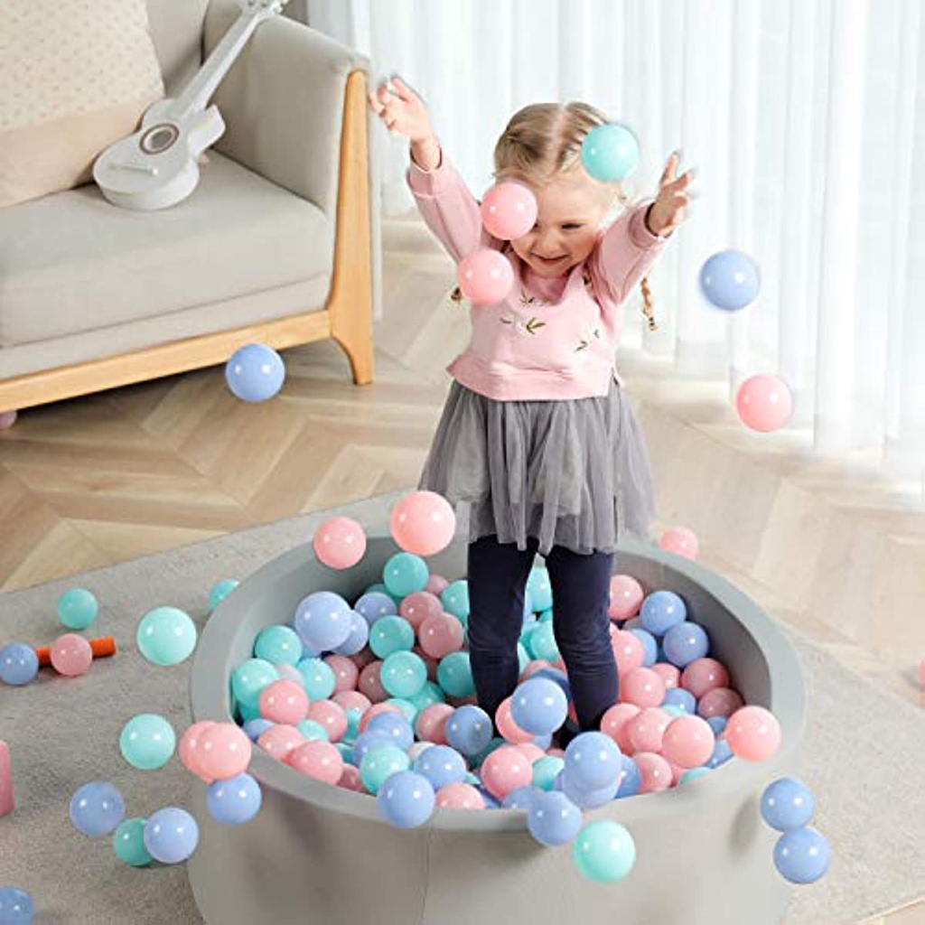 Ocean Balls Non-Toxic Color Ball Soft Plastic Colorful Baby Play Balls ...