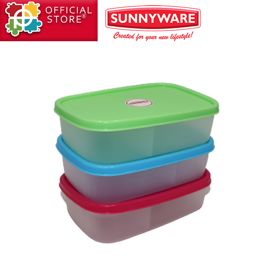 Sunnyware Lunch Box with Divider #257-A | Shopee Philippines