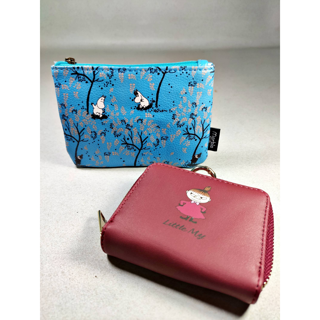 MOOMIN MOOMINTROLL & LITTLE MY POUCH COIN PURSE WALLET | Shopee Philippines