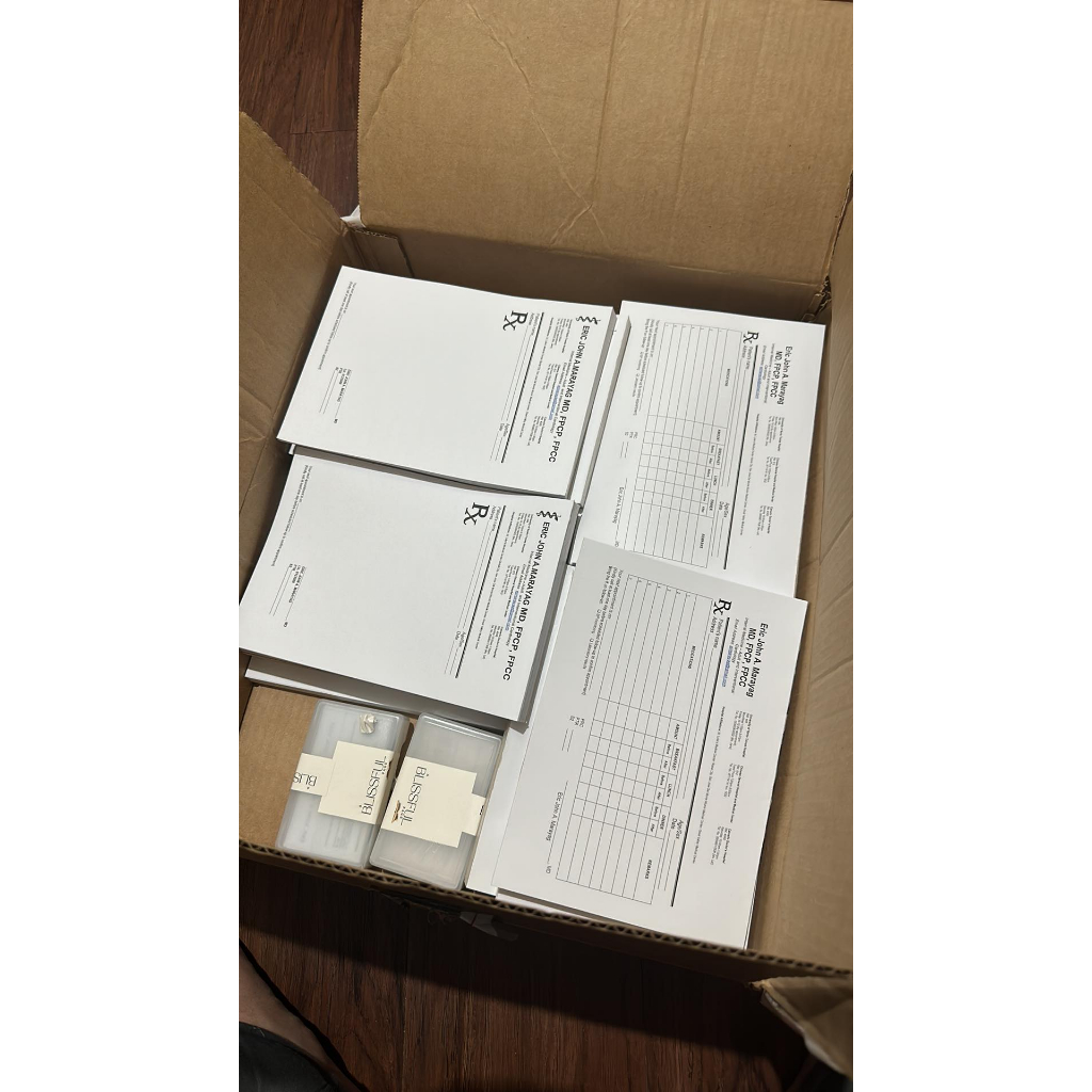 Rx Pads, Lab Request pad, Medical Certificate, Consultation Form (A6 ...