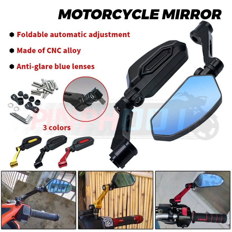Motorcycle Side Mirror Universal Foldable Side Mirror Made in Thailand ...