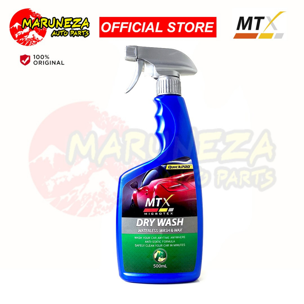 Microtex Dry Wash Waterless Wash & Wax 500ML | Shopee Philippines