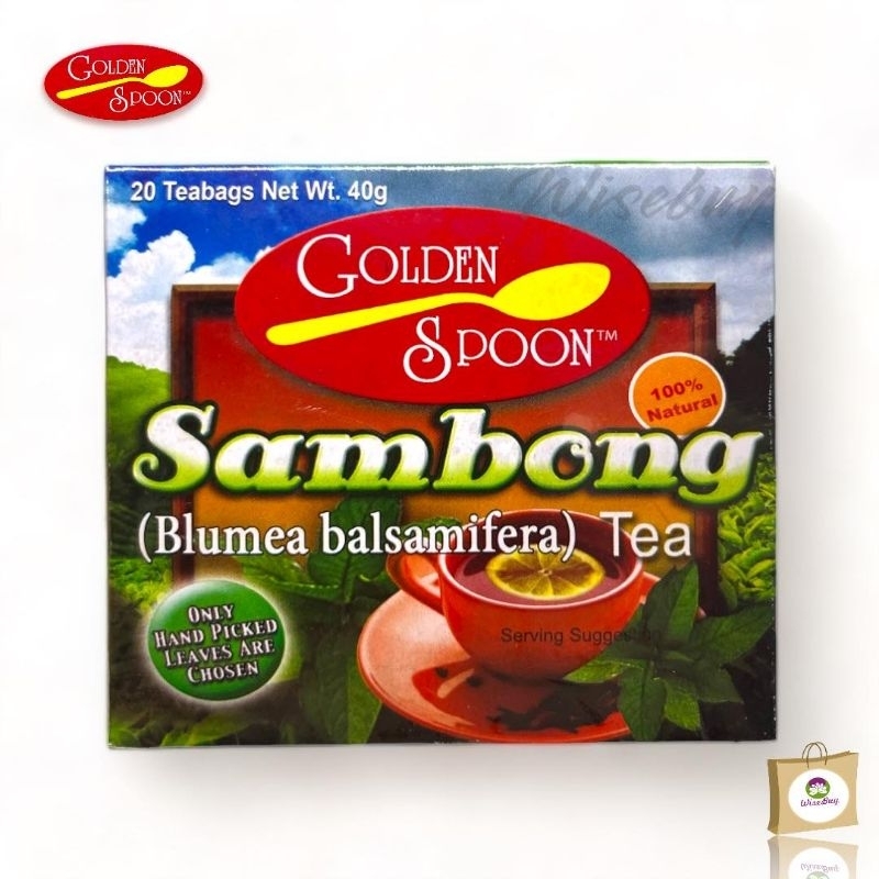 Golden Spoon Sambong Herbal Tea All Natural 100 % ORIGINAL | Shopee ...