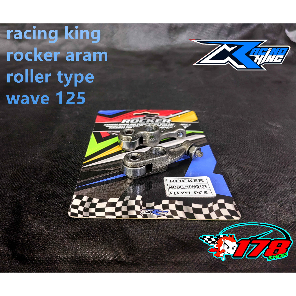 Racing king wave 125 rocker arm roller type with tapeet screw(high ...