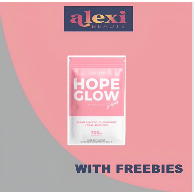 LUNA AURA HOPE GLOW SUPER DUO JAPAN GLUTATHIONE SKIN PROBIOTIC SKIN PRO ...