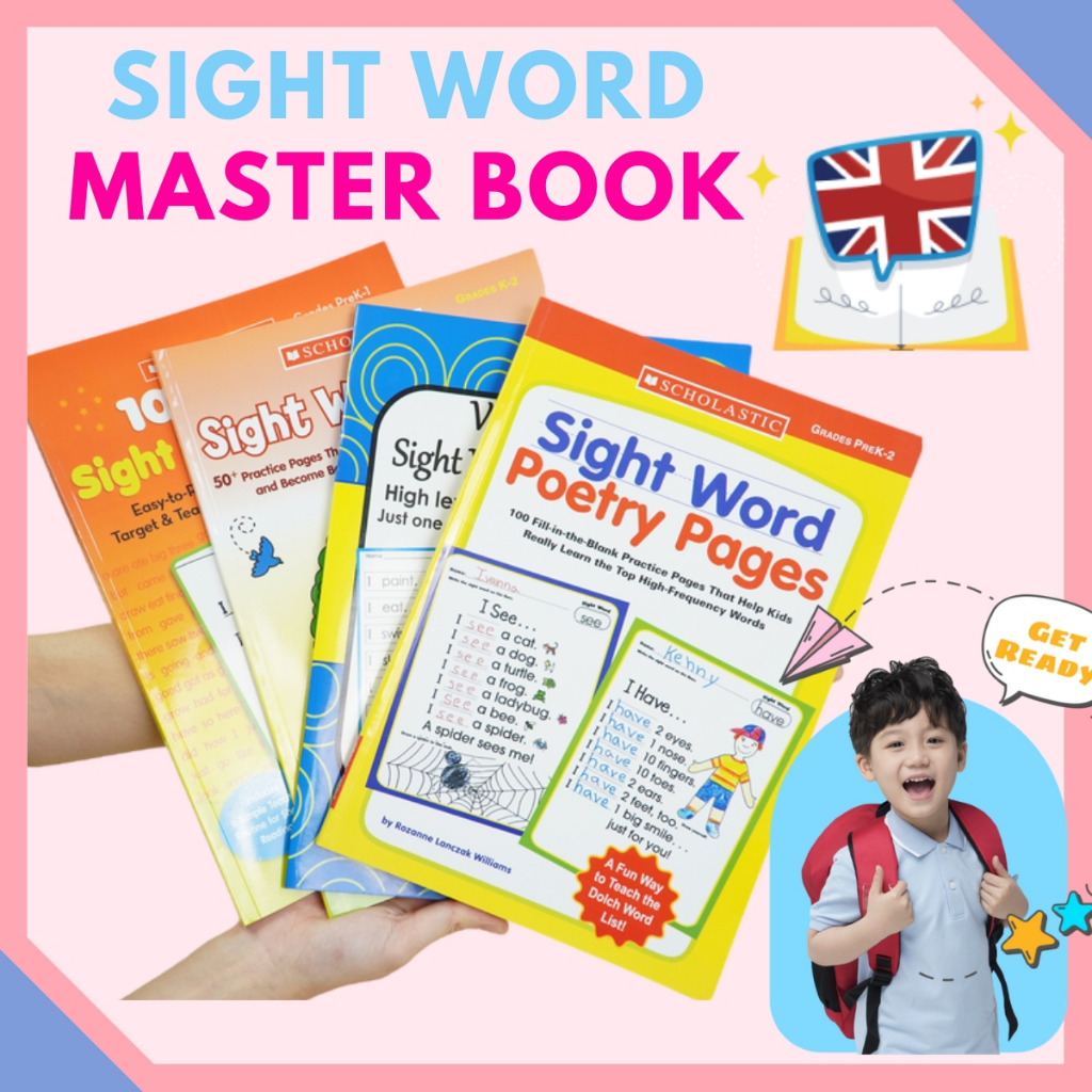 Sight Word Master Book educational book English Book First Sight Words ...